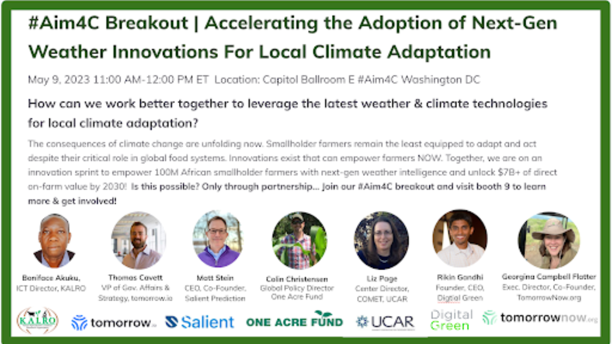 TomorrowNow Leads Breakout Session on Promoting Investment in Next Gen ...